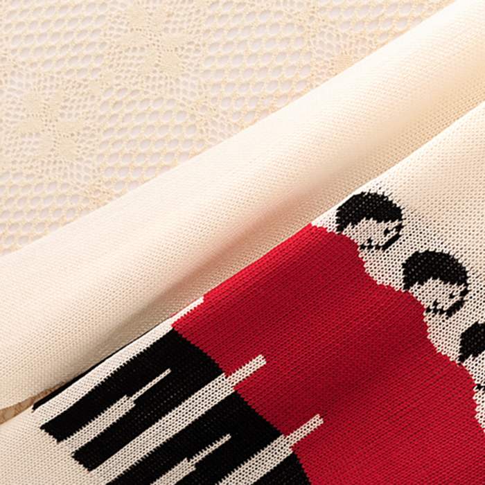 Cartoon Pattern Knitwear on Luulla