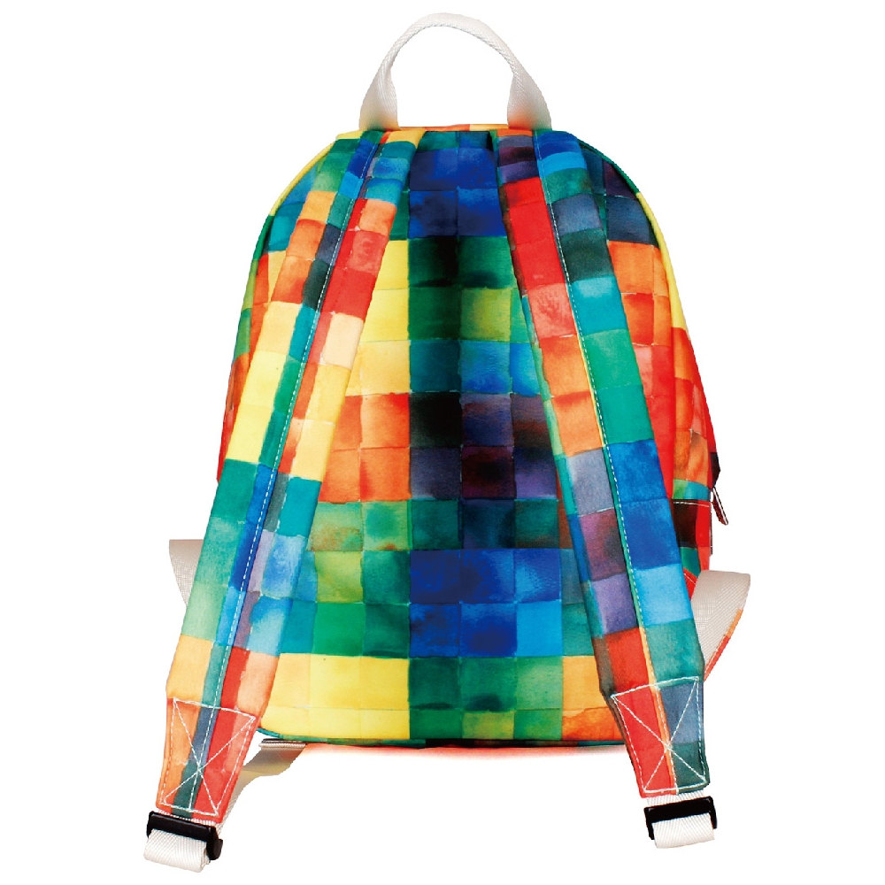 Colorful Grids Backpack/laptop Bag on Luulla